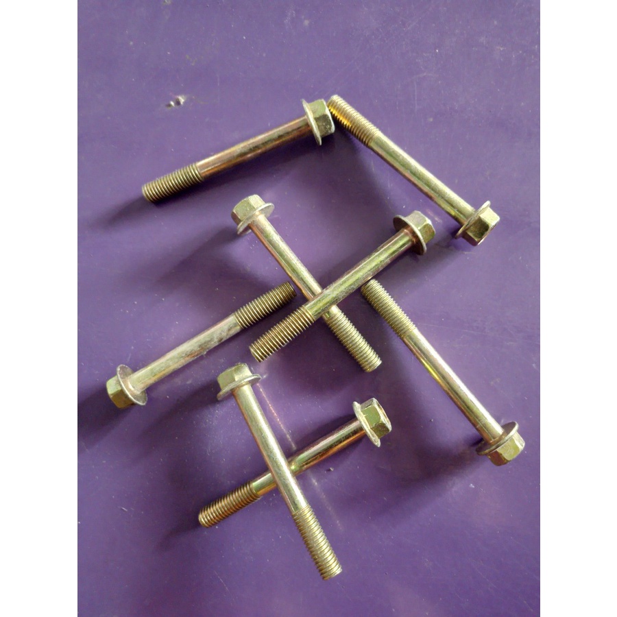 Flange Bolts M10x80 /Flange bolts/cap bolts/key 14/(per pcs) | Shopee ...