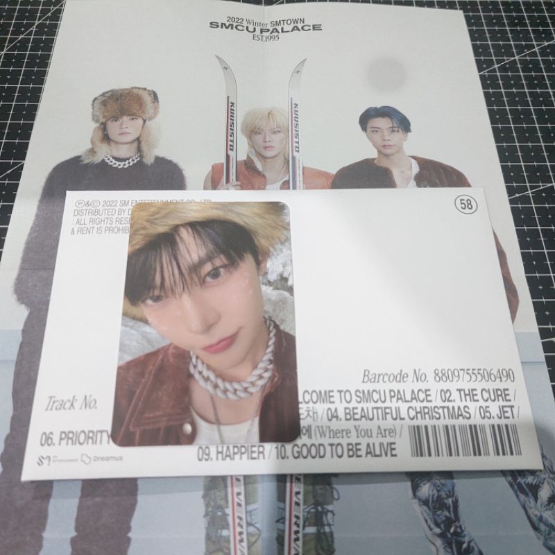 Nct 127 MEMBERSHIP SMCU PHOTOCARD DOYOUNG FOLDED POSTER YUTA JAEHYUN ...