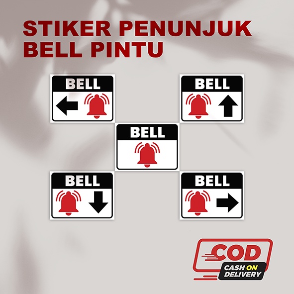 Door BELL Indicator Sticker | Bell Sticker | Door BELL Sticker | Shopee ...