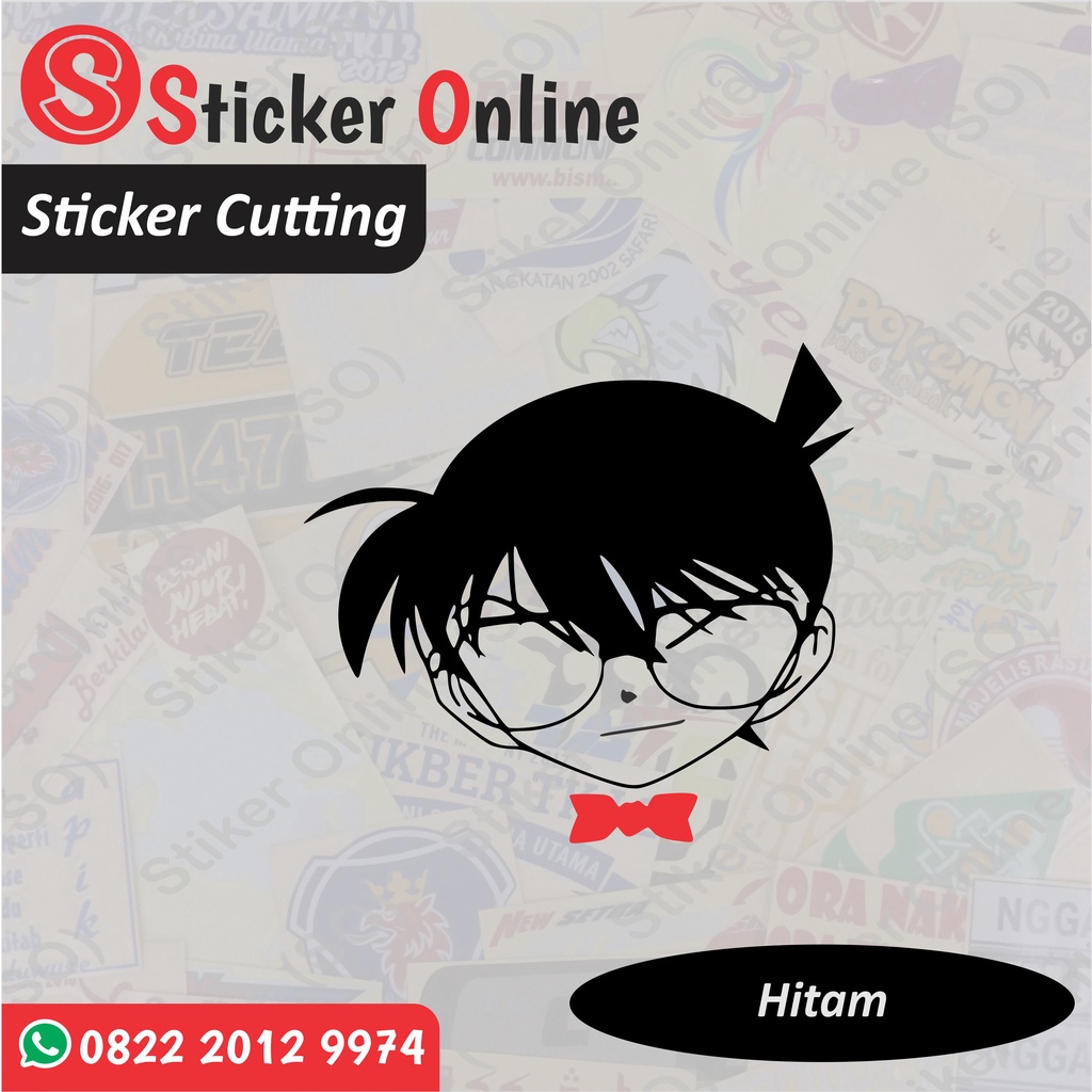 Conan Edogawa Tie Sticker 01 | Car Motorcycle Cutting Conan Sticker ...
