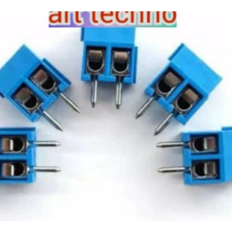 Terminal block 2 pin screw PCB block 2P pitch 5mm cable connector ...