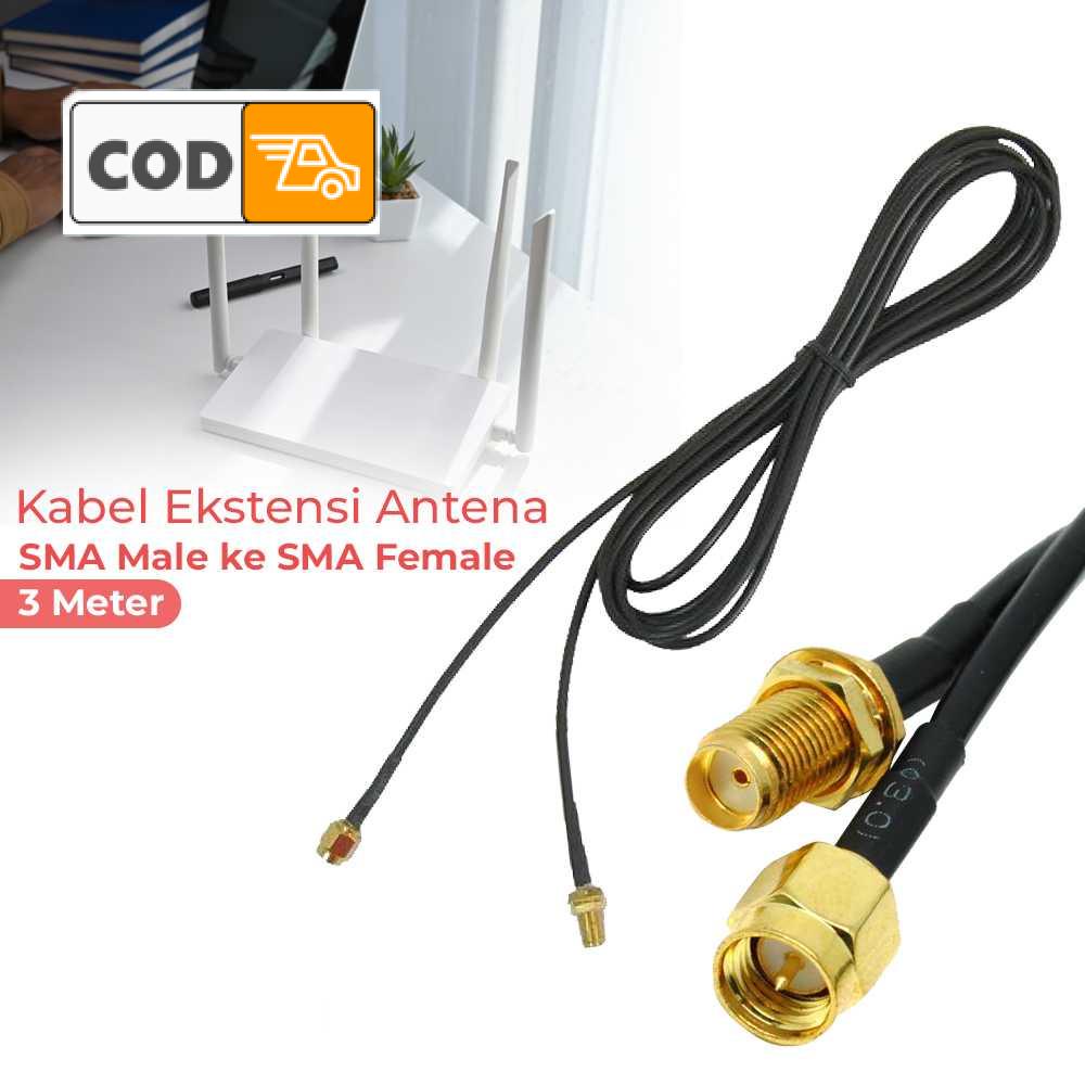 3 Meter Male to Female High School Modem Antenna Extension Cable Signal ...