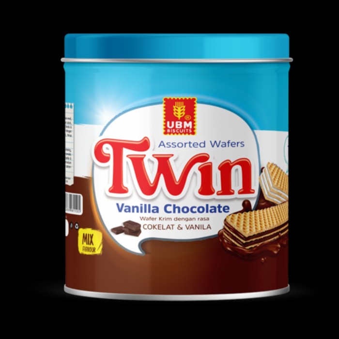 Ubm Wafer Assorted Twin Chava Wafer Vanilla Chocolate 250gr Eid Wafer ...