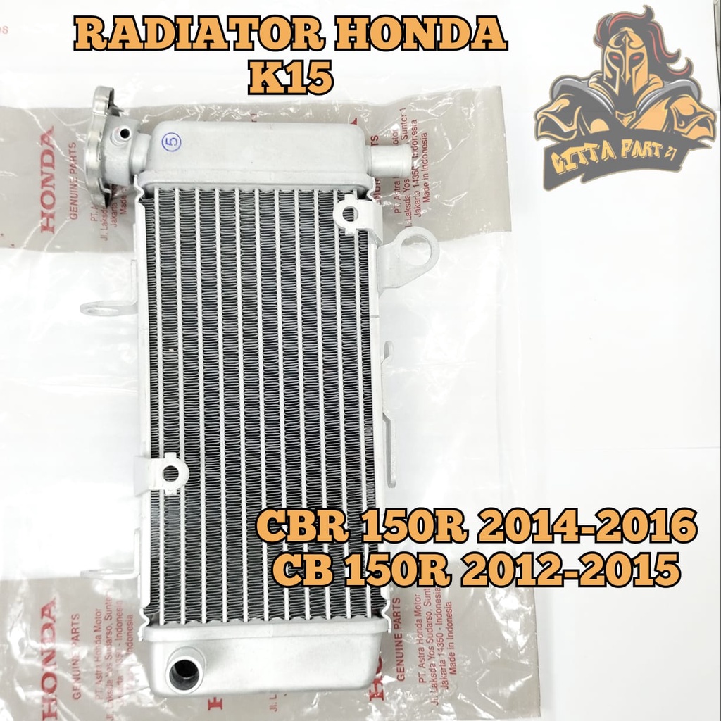 HONDA K15 RADIATOR ORIGINAL QUALITY ORIGINAL HONDA AHM PRECISION NO ...