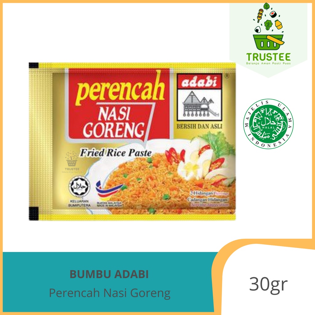 Adabi Fried Rice Seasoning / Fried Rice Paste Sachet Halal 30gr ...