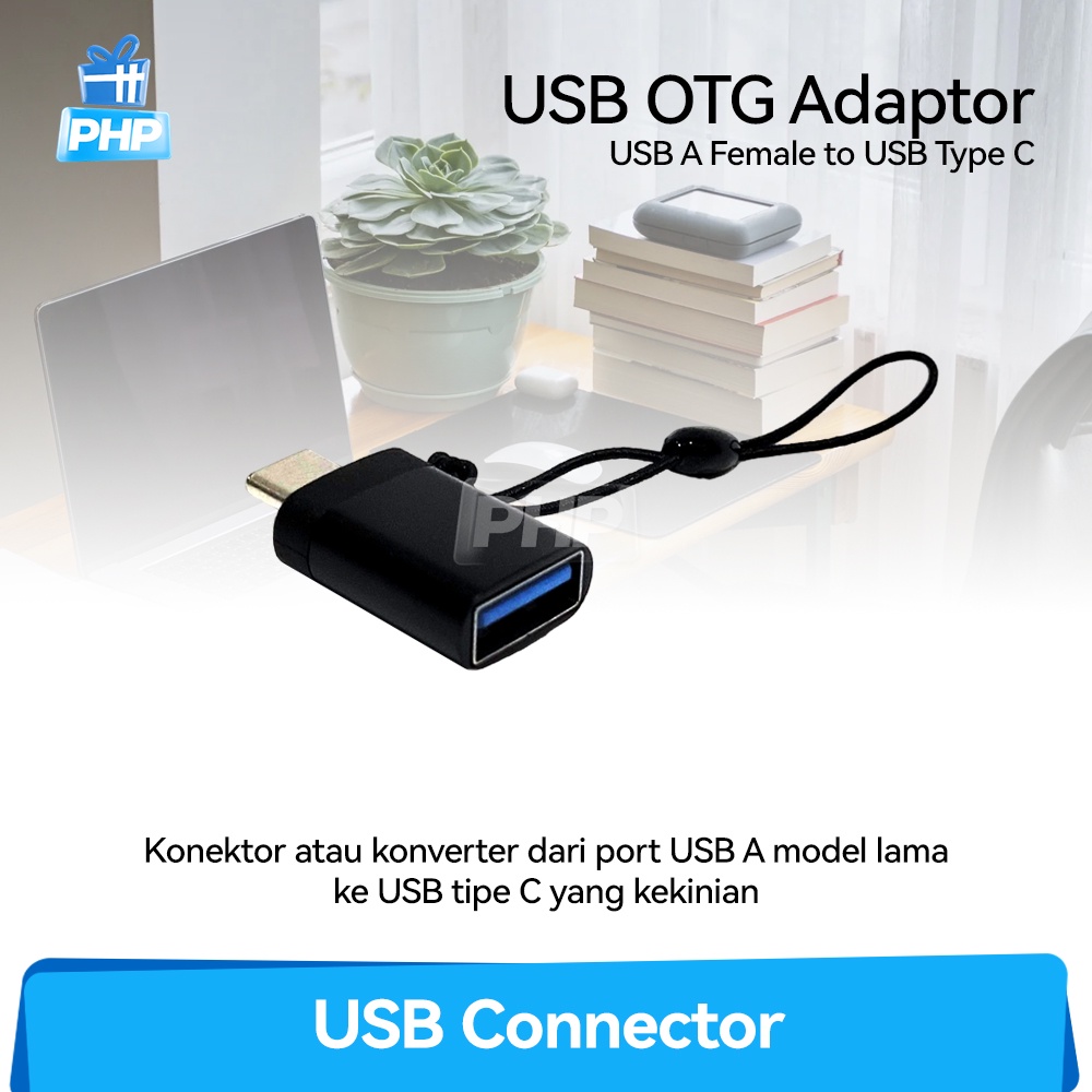 Php Converter USB Female to USB Type C Connector OTG Adapter | Shopee Philippines