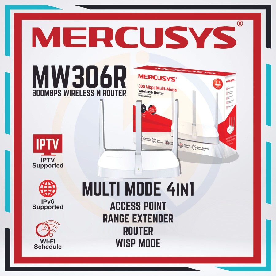 Mercisys MW306R 300MBPS WIRELESS N ROUTER | Shopee Philippines