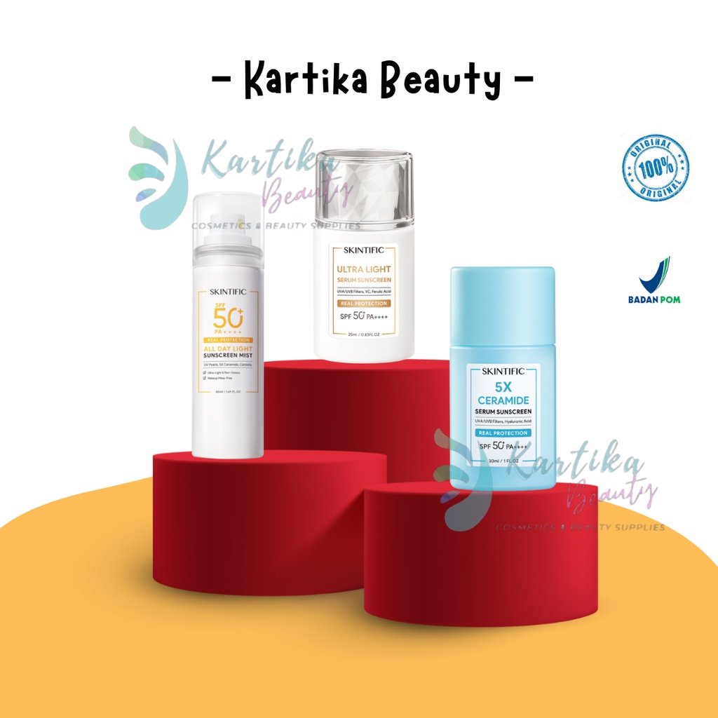 Skintific SUNSCREEN SERIES: 5X CERAMIDE SERUM SUNSCREEN SPF50 PA ...