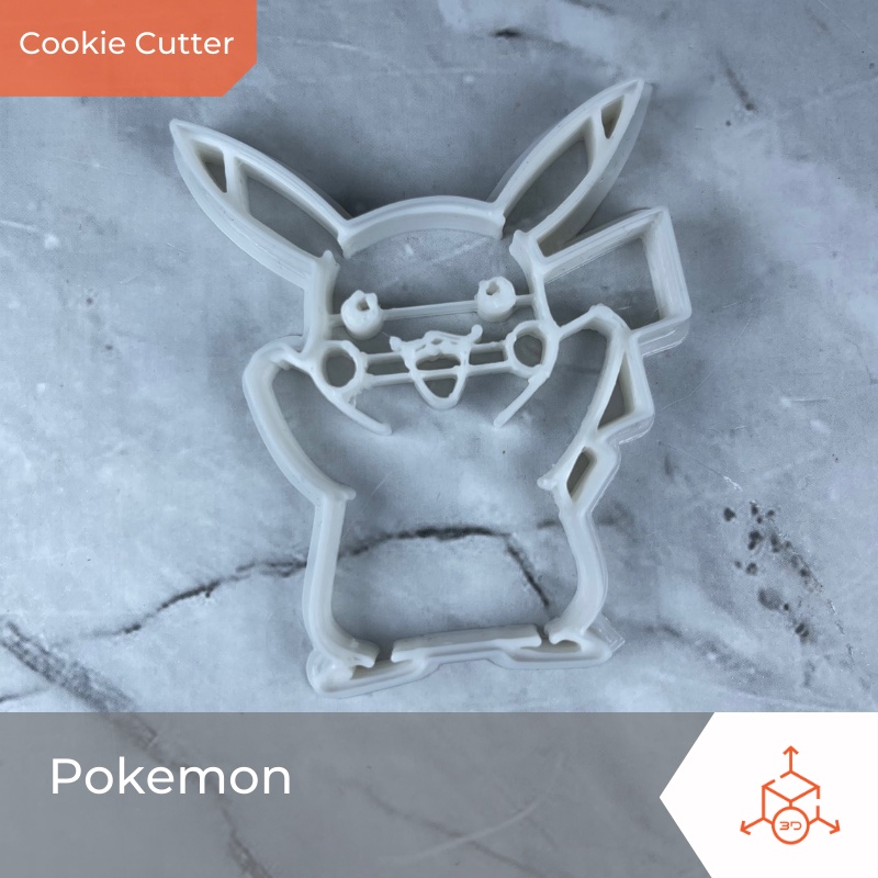 Cookie Cutter | Fondant Cake Mold | Pikachu Pokemon Sandwich Bread Mold ...