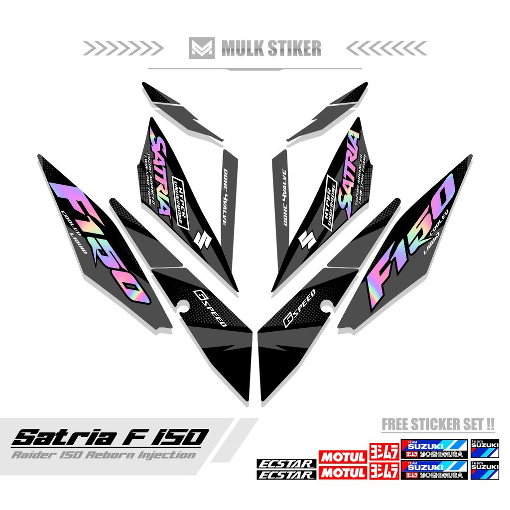 Striping Raider Injection 150dlx1 SIMPLE/F150/Raider F150/2016-2022 ...