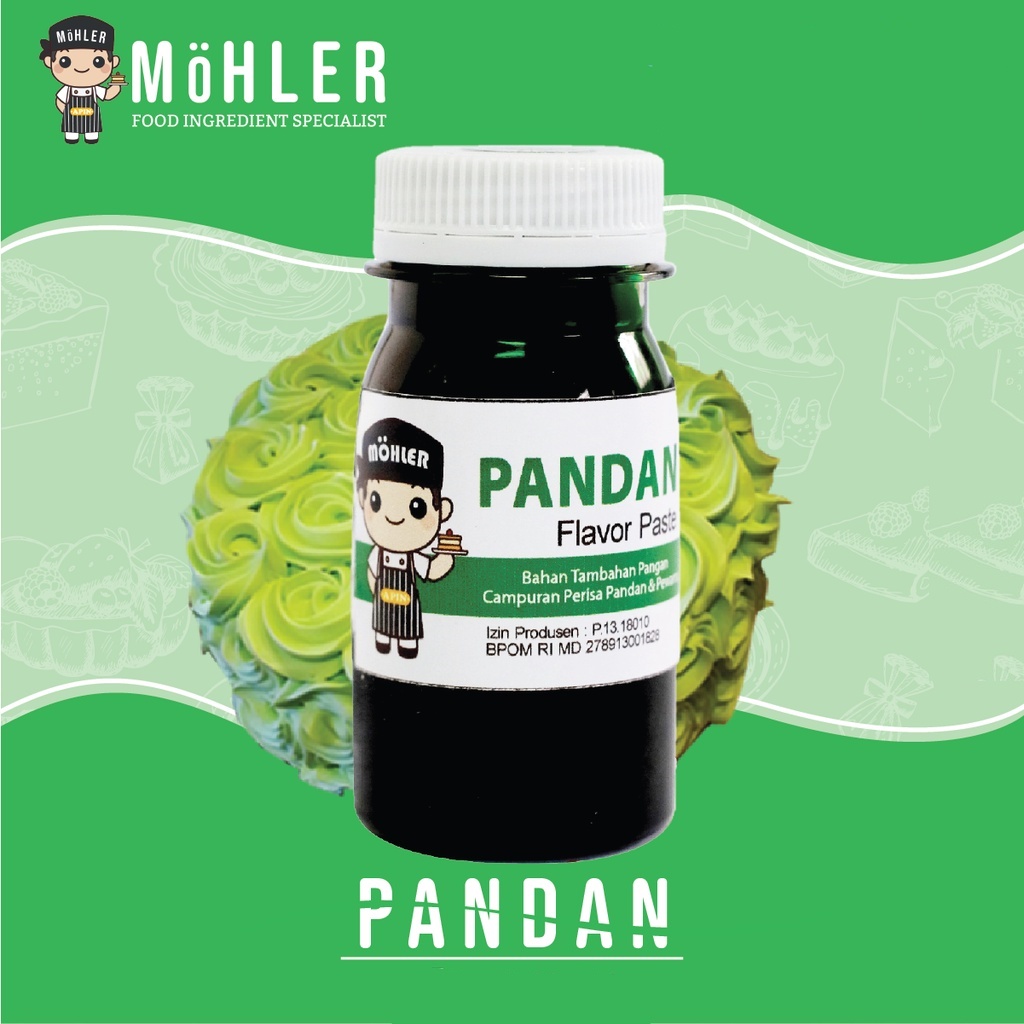 Mohler Pandan Flavor Paste 60g Pandan Flavor | Shopee Philippines