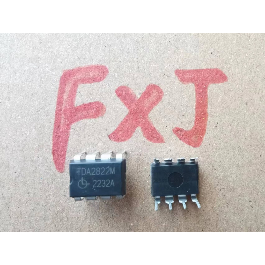 (10 Pcs) TDA2822M TDA2822 Dual Audio Power Amplifier Chip IC DIP-8 ...