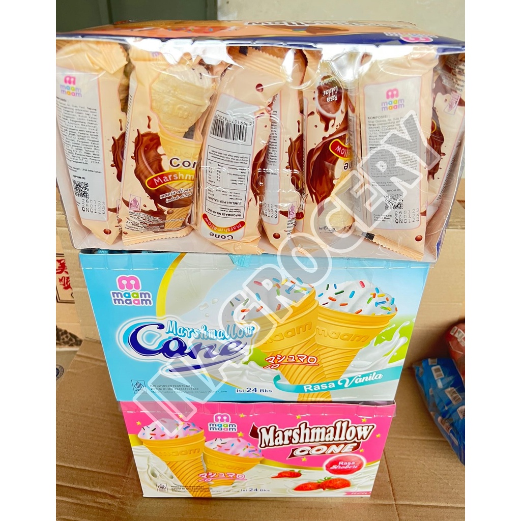 MAAM MARSHMALLOW CONE CONTENTS 24 PCS (ALL VARIANTS) | Shopee Philippines