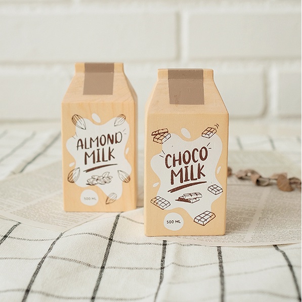 Lettering and Life Milk Set Cafe Collection – Wooden Milk Drink Toys ...
