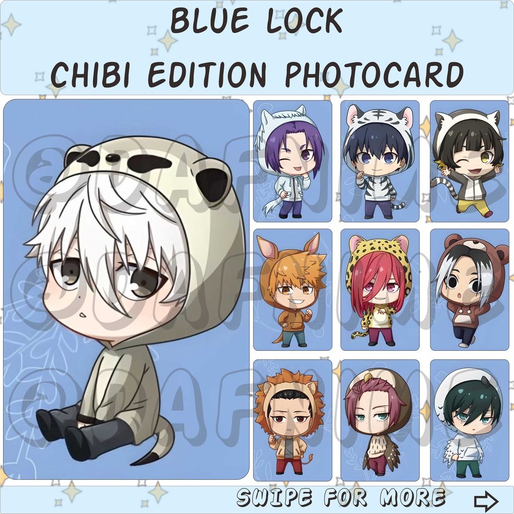 Blue LOCK CHIBI EDITION PHOTOCARD ANIME | Shopee Philippines