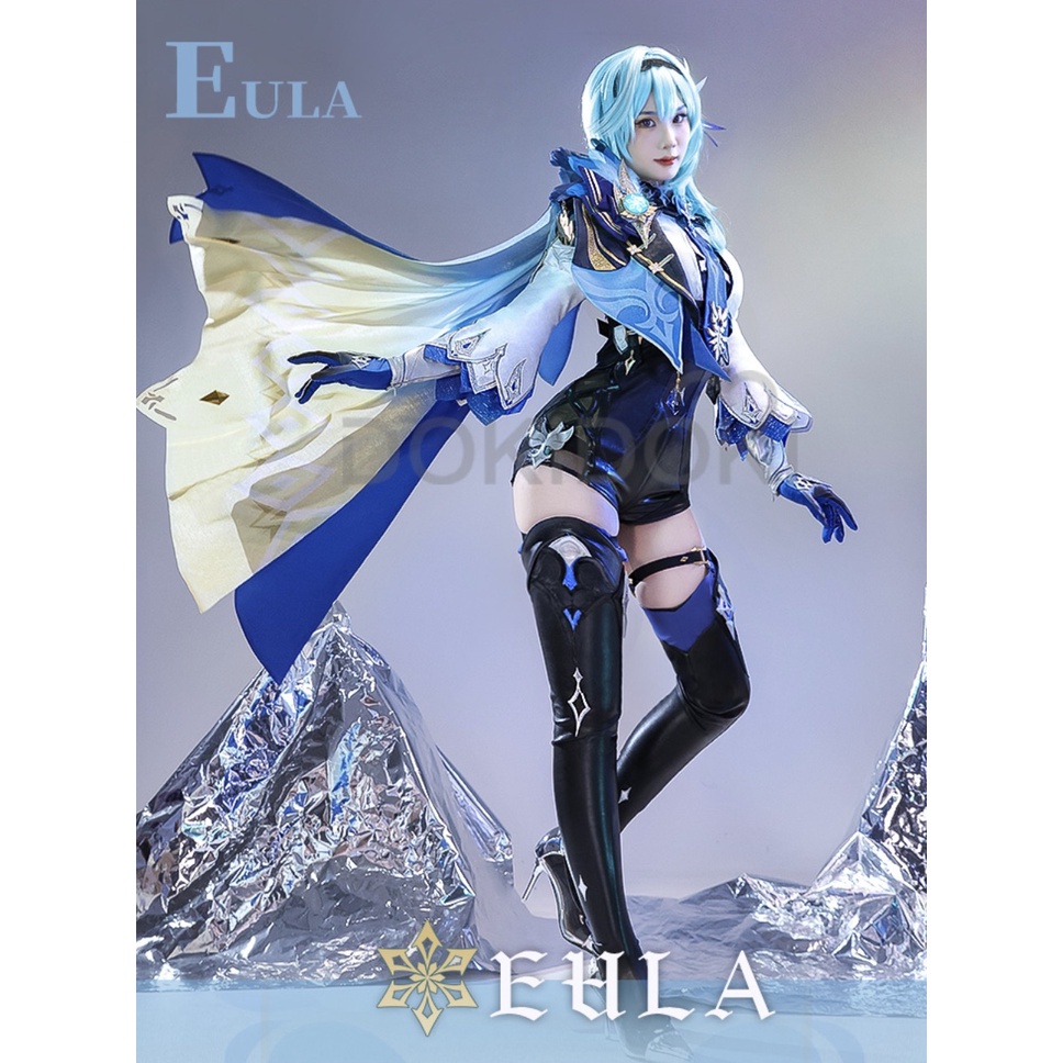 Game Genshin Impact Cosplay Costume Eula Costume Game Genshin Impact ...