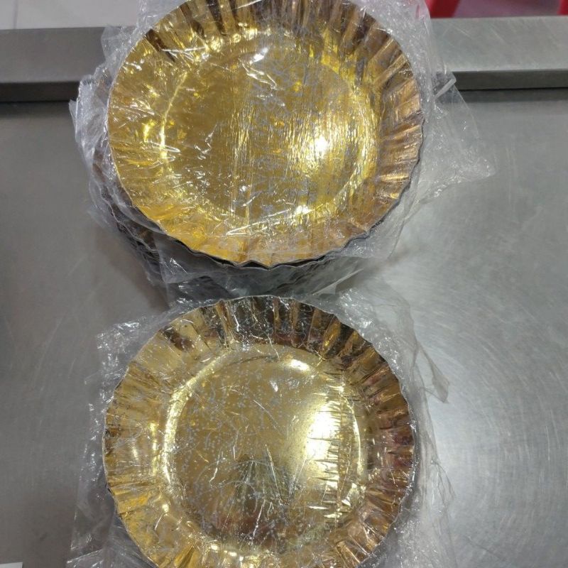 Gold paper plate contains 12 pcs | Shopee Philippines