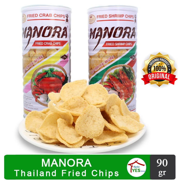 Manora Thailand Crab and Shrimp Fried Chips Snack Chips | Shopee ...