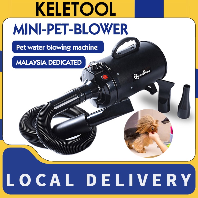Pet blower Dogs Cat Pet Grooming Blower Air Duster Pet Dryer Warm Wind ...