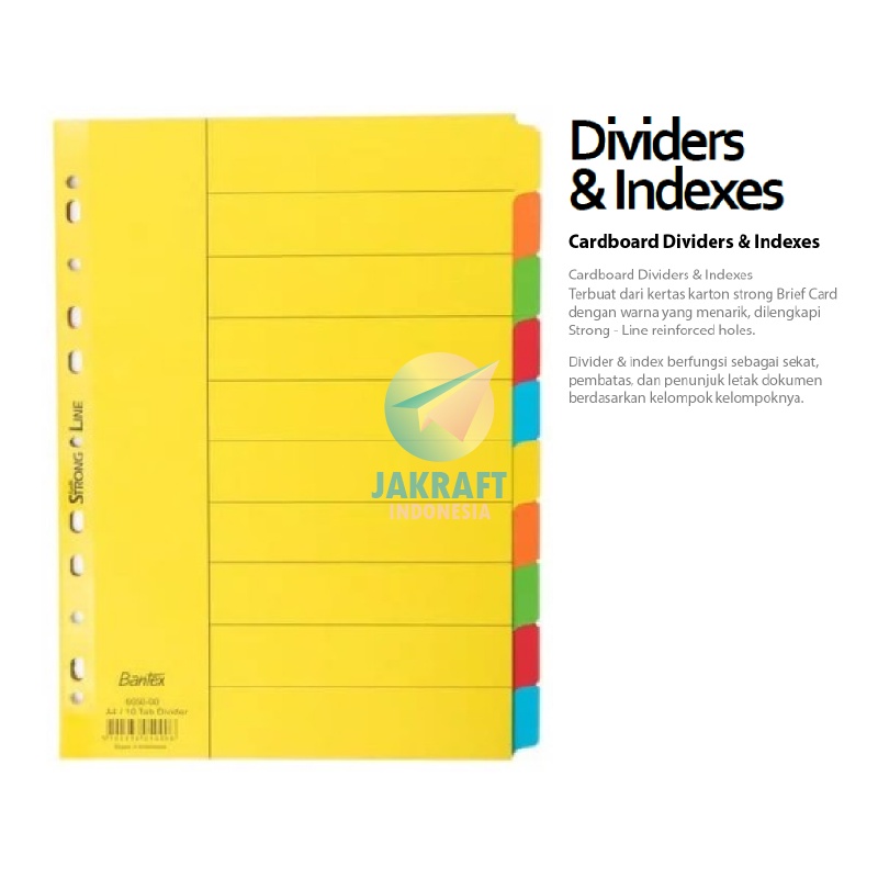 (1 Set) Ordner Binder Ordner BITEX 6050 A4 Document Paper Divider ...