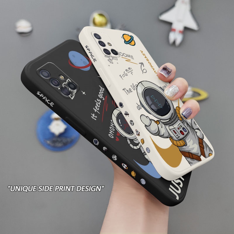 Contact Astronauts Phone Case For Samsung Galaxy A54 A34 A24 A14 A04 A04S A04E 4G 5G Liquid ...