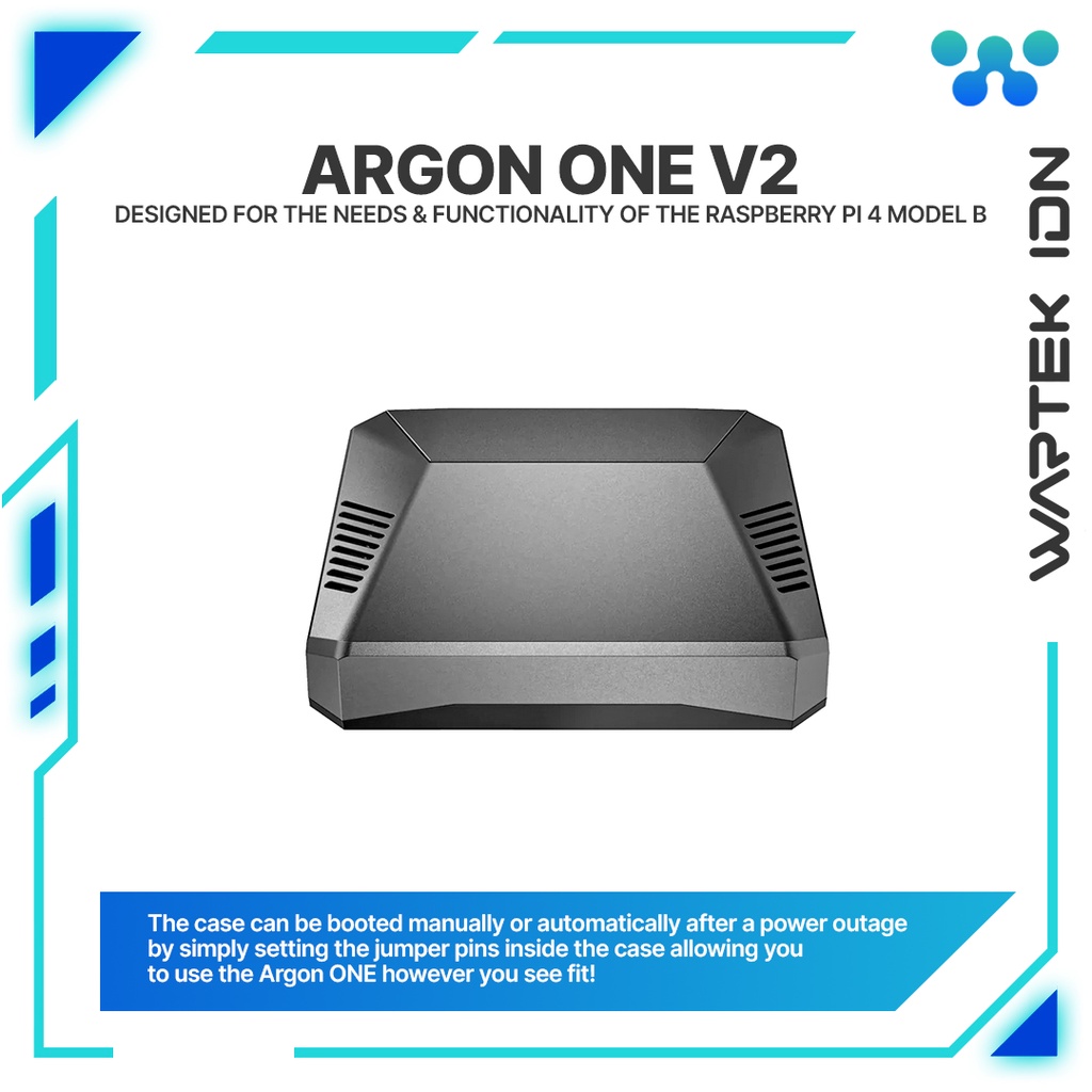 Argon ONE V2 Aluminum Alloy Case For Raspberry Pi 4 | Shopee Philippines
