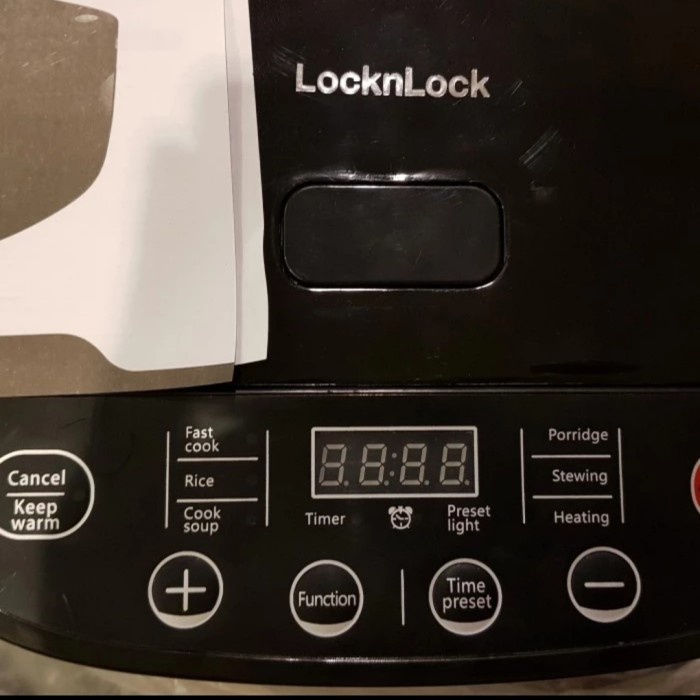 Lock N LOCK Modern Multi Cooker 700W Rice Cooker, Steamer, Oven ...