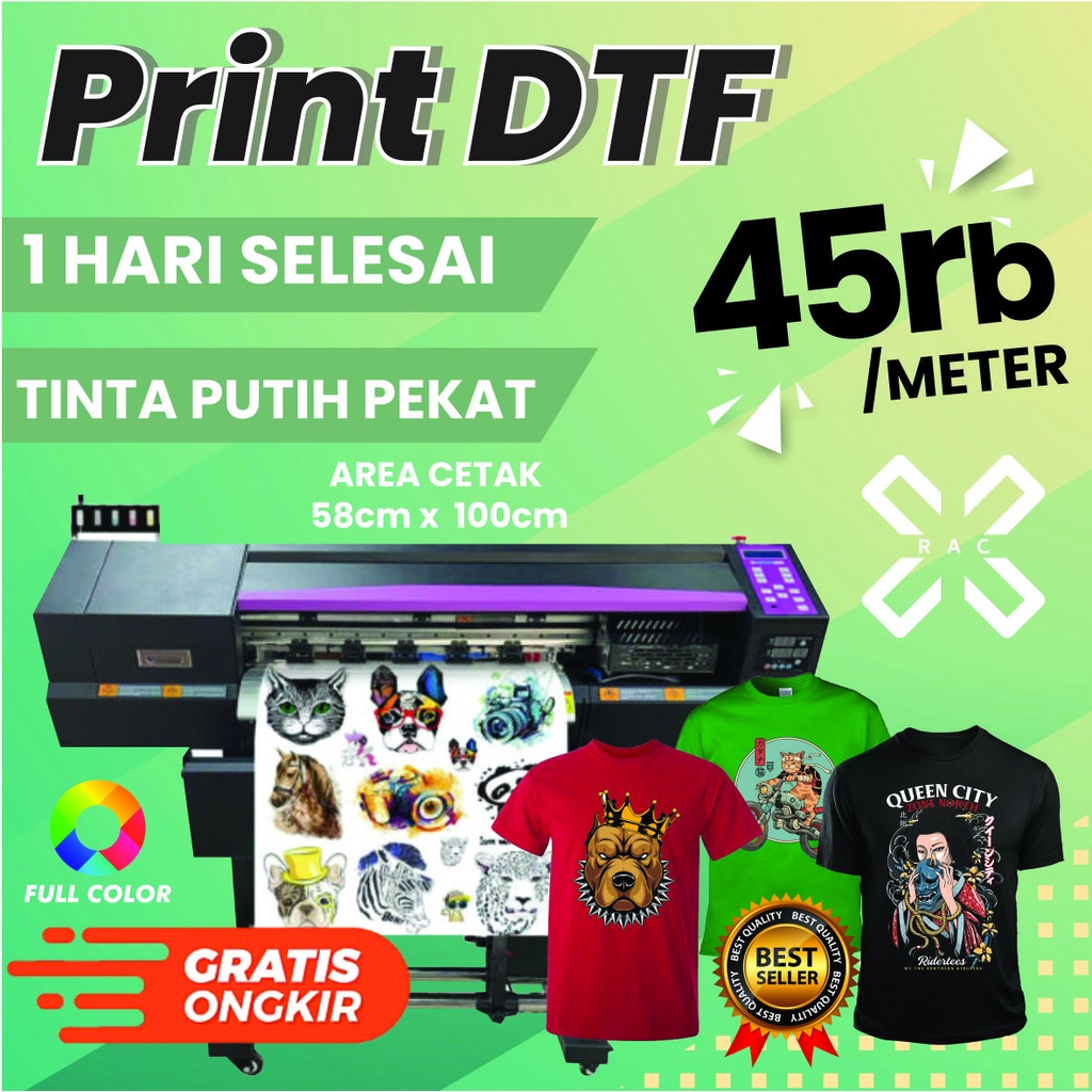 Dtf Printing DTF Screen Printing DTF Meter - Ready To press | Shopee ...