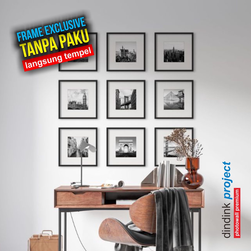 Photo Print Package+Exclusive Monochrome Photo FrameK Project | Shopee ...