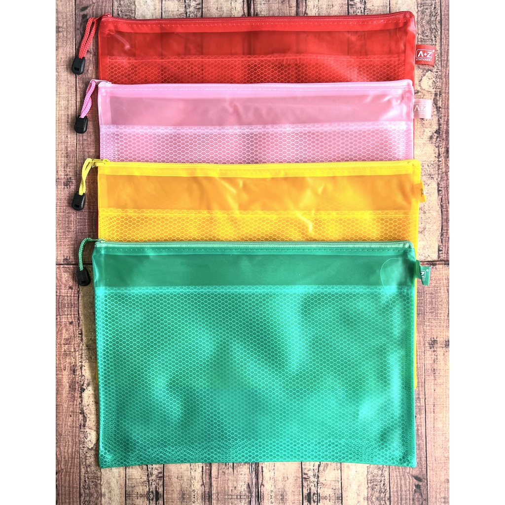 A+z Zipper Bag 2 Sap A4 - Net Map - Zipper Plastic Map | Shopee Philippines