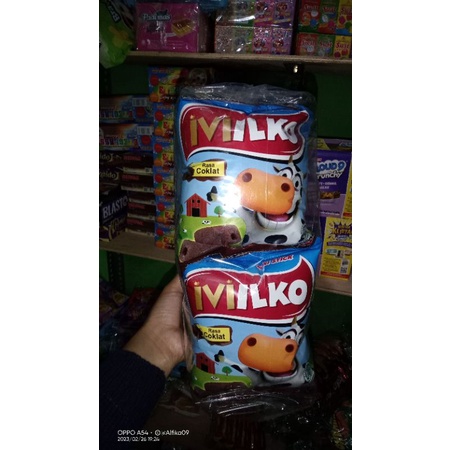 Milko Chocolate flavored snacks, price per pack of 10 | Shopee Philippines