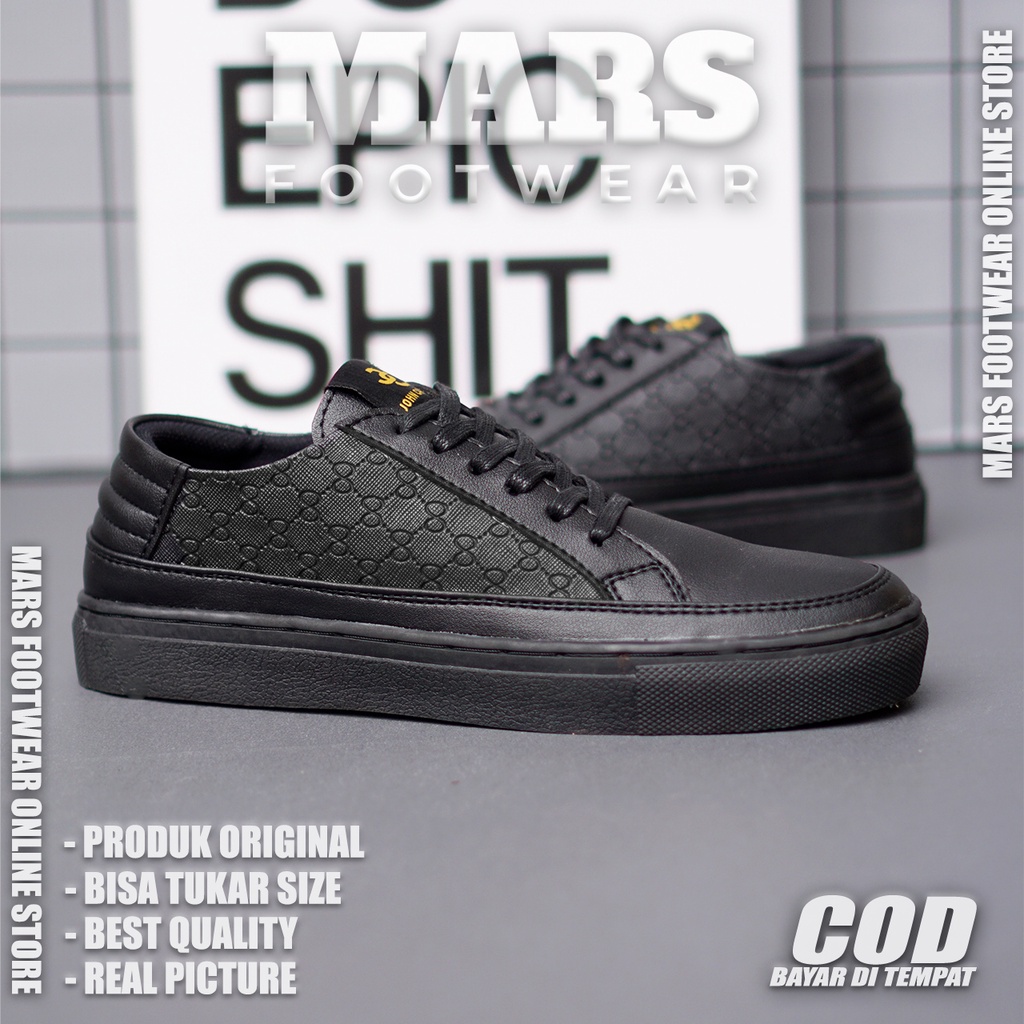 HITAM Mars x GIO Men's Casual Work Shoes Modern Formal Shoes Black ...