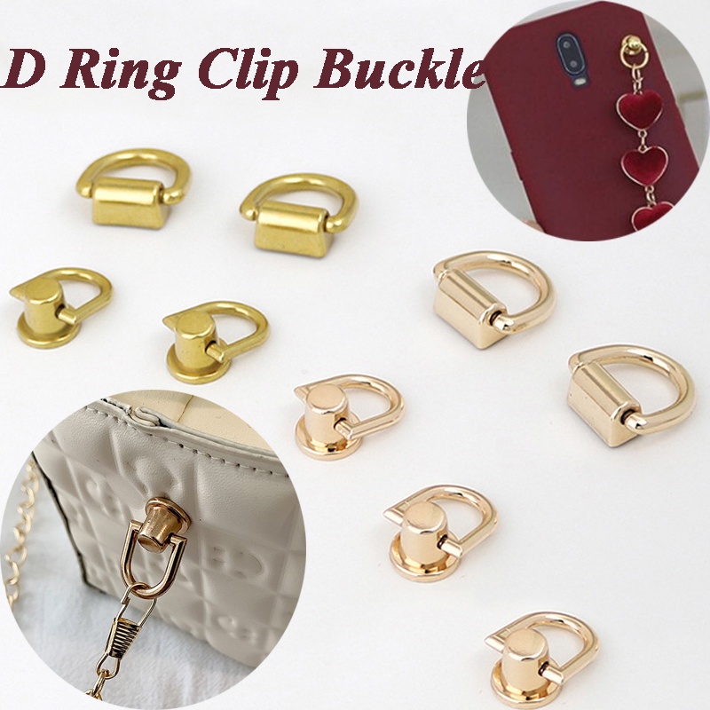 D Ring Bag Side Clip Buckles Handbag Chain Handles Connector DIY ...