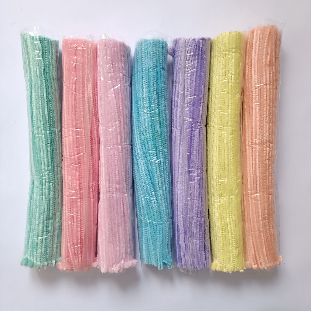 Pipe Cleaner | Souvenir Pastel Feather Wire | Mercy Pastel Wool Wire ...
