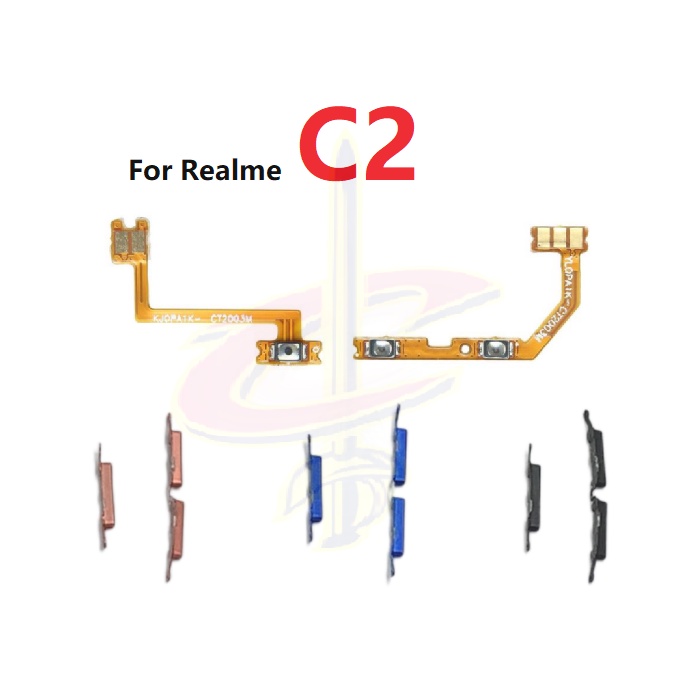 Power switch volume button flex For Realme C2 | Shopee Philippines