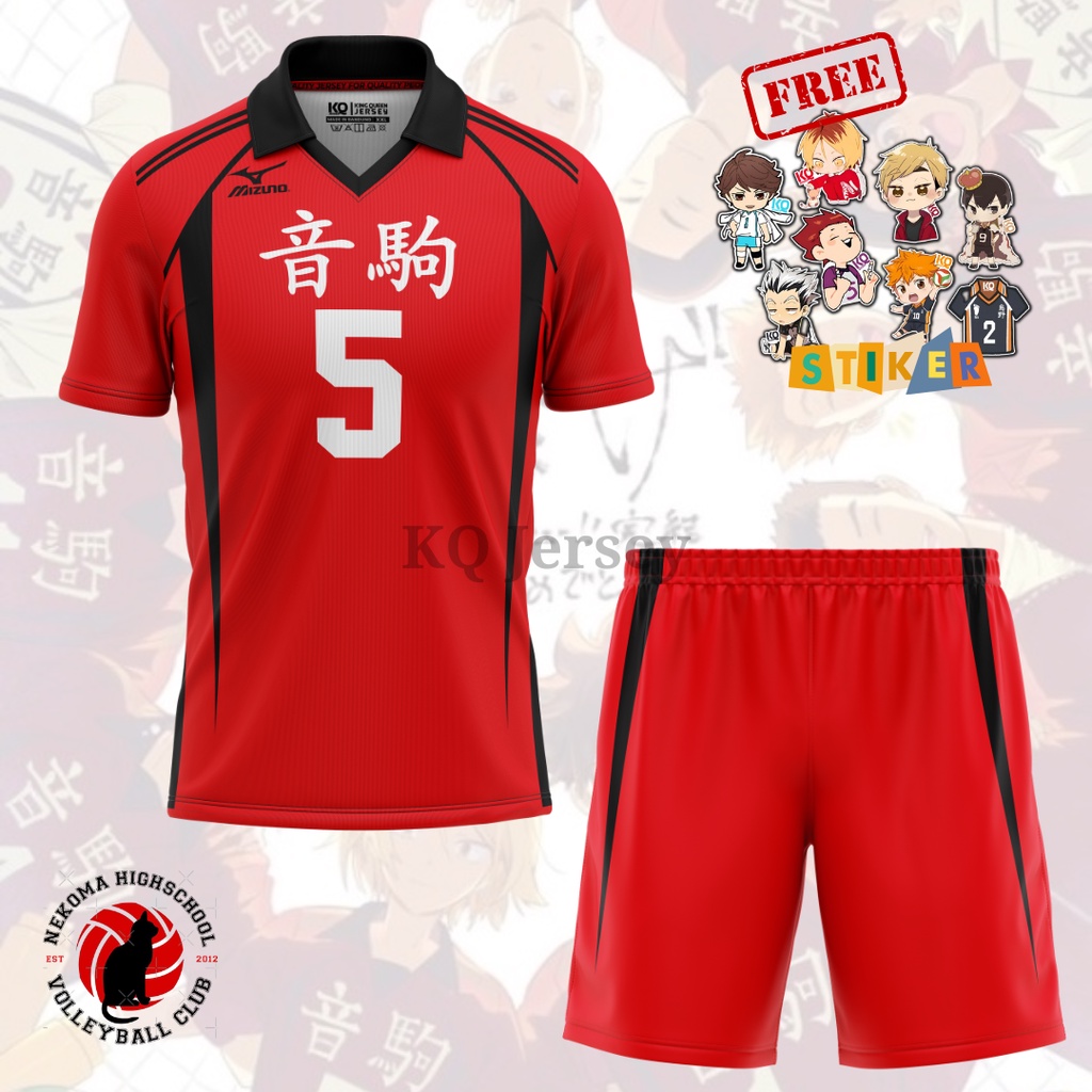 Kq Haikyuu Karasuno Team Jersey fullprint Anime Karasuno Adult Children ...