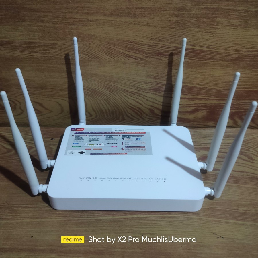 ZTE GPON ONT ZXHN F670 Premium Dual-Band Router Wireless Access Point ...