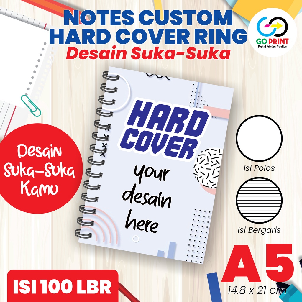 Hardcover Custom A5 Spiral Notebook/Note Book/Block Note Custom - 100 ...