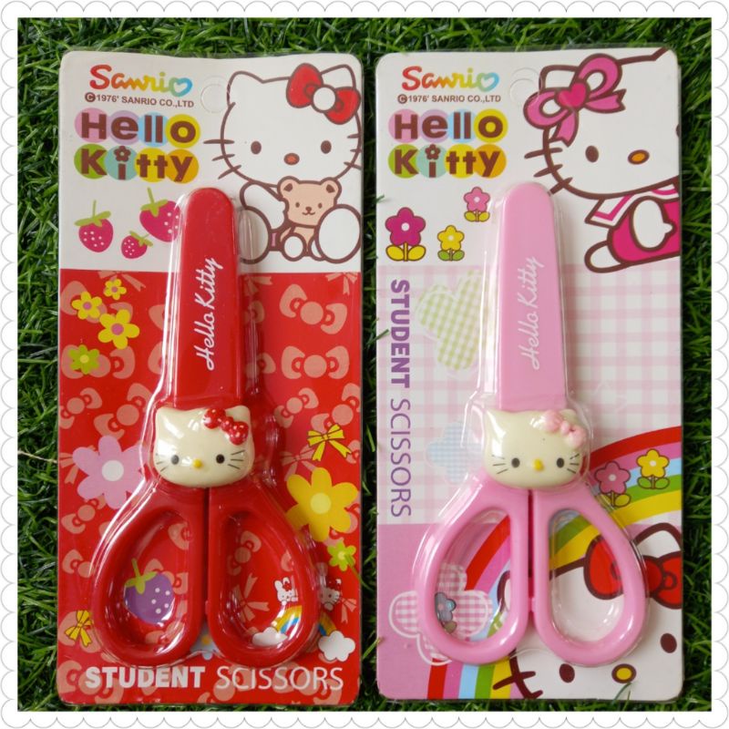 Hello kitty scissors + lid / stainless hello kitty paper scissors + lid ...