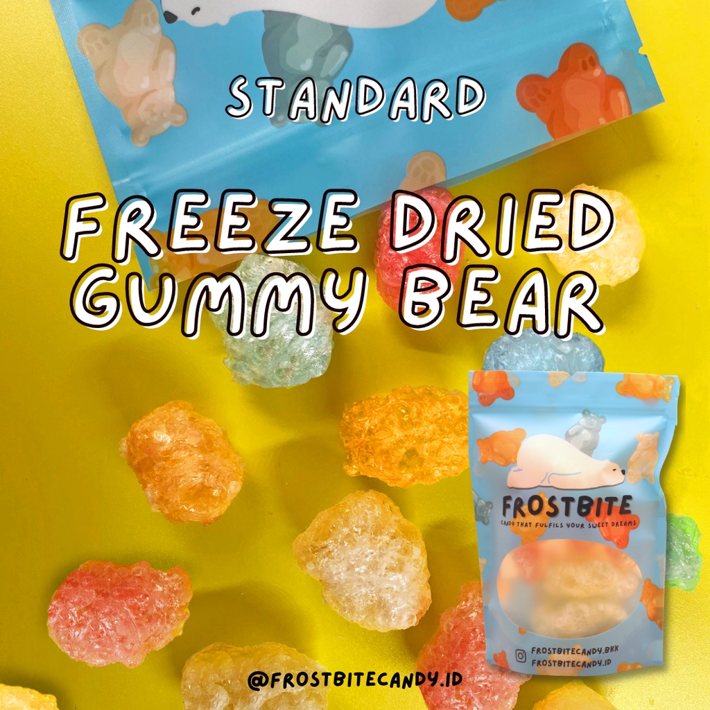 Standard Freeze Dried Yupi Candy (Bear,Pizza,Burger,Snowheart ...