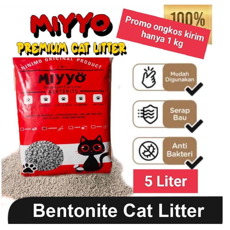 Miyyo - Purrsona Pasir Gumpal Wangi 5 L - MiyoTop Pasir Gumpal Wangi ...