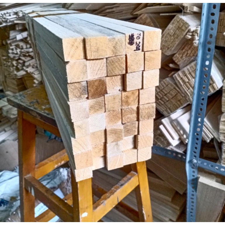 KAYU (Hard) Balsa wood stick 25mm x 25mm x 66/60/50cm balsa batten ...