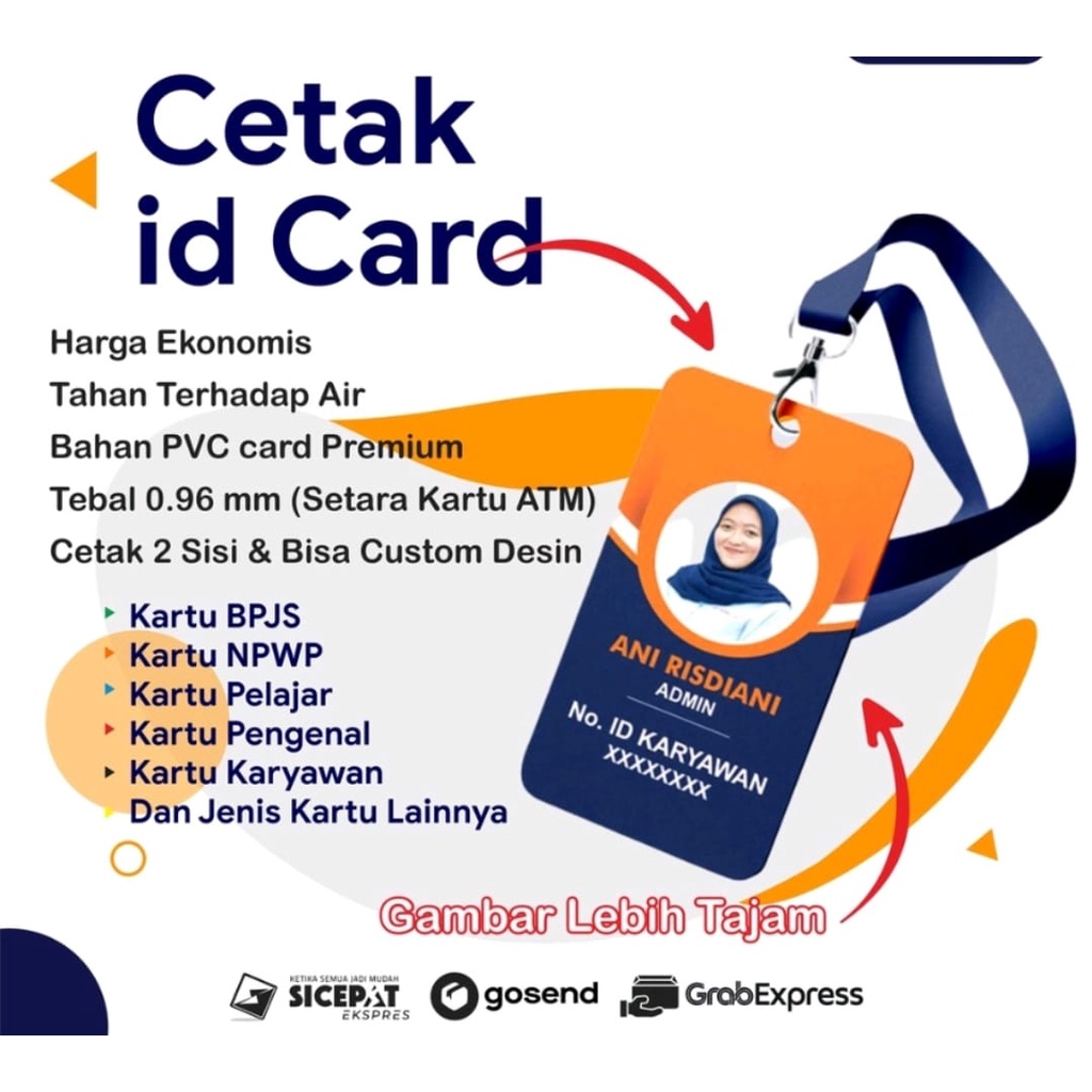 Print Custom UV Print ID Cards / Custom KTA / Custom Member Cards ...