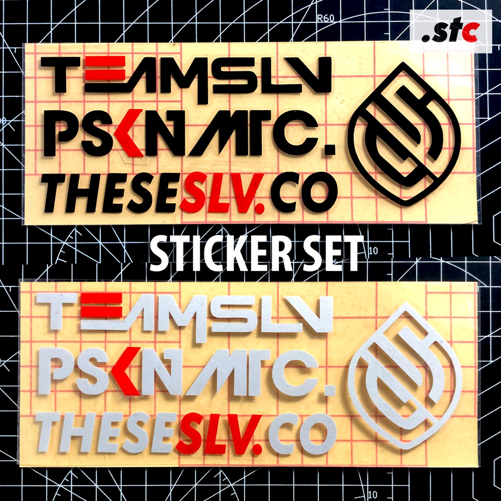 04 Sticker Cutting Set TEAM SLV These SLV Automatic Troops PSKN MTC ...