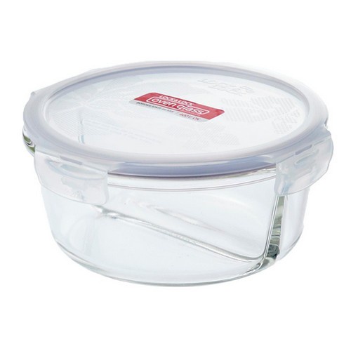 Locknlock Oven Glass Special Container Euro Round with Divider 900ml ...
