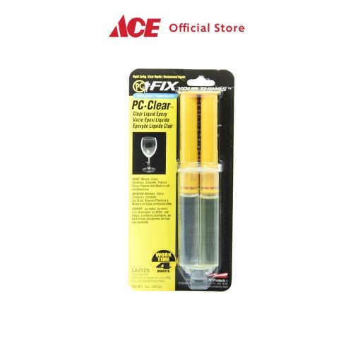 Ace - Pc Clear Epoxy Adhesive Liquid Glue With Injection 25ml | Shopee Philippines
