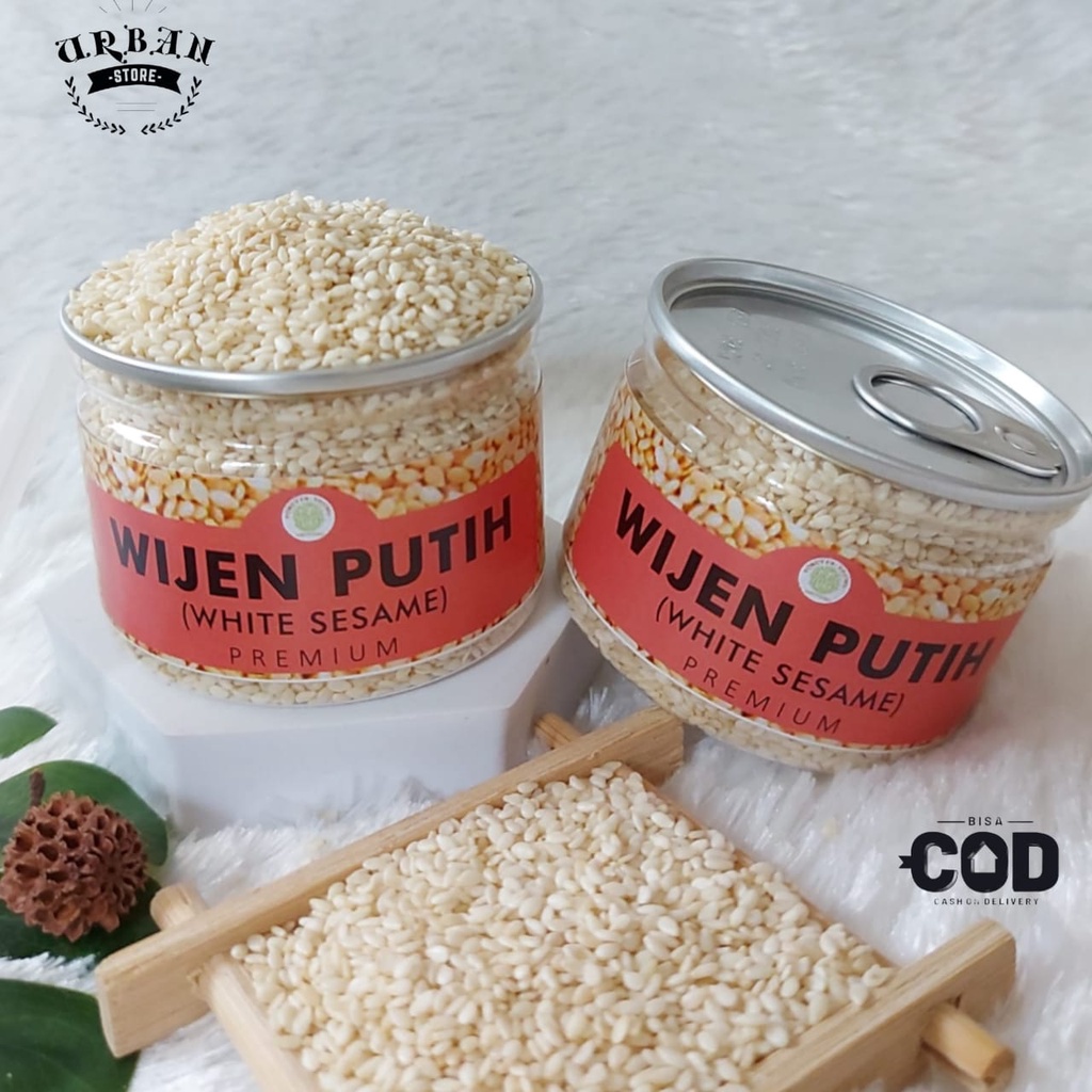 Can - Premium Quality Natural White Sesame White Sesame | Shopee ...