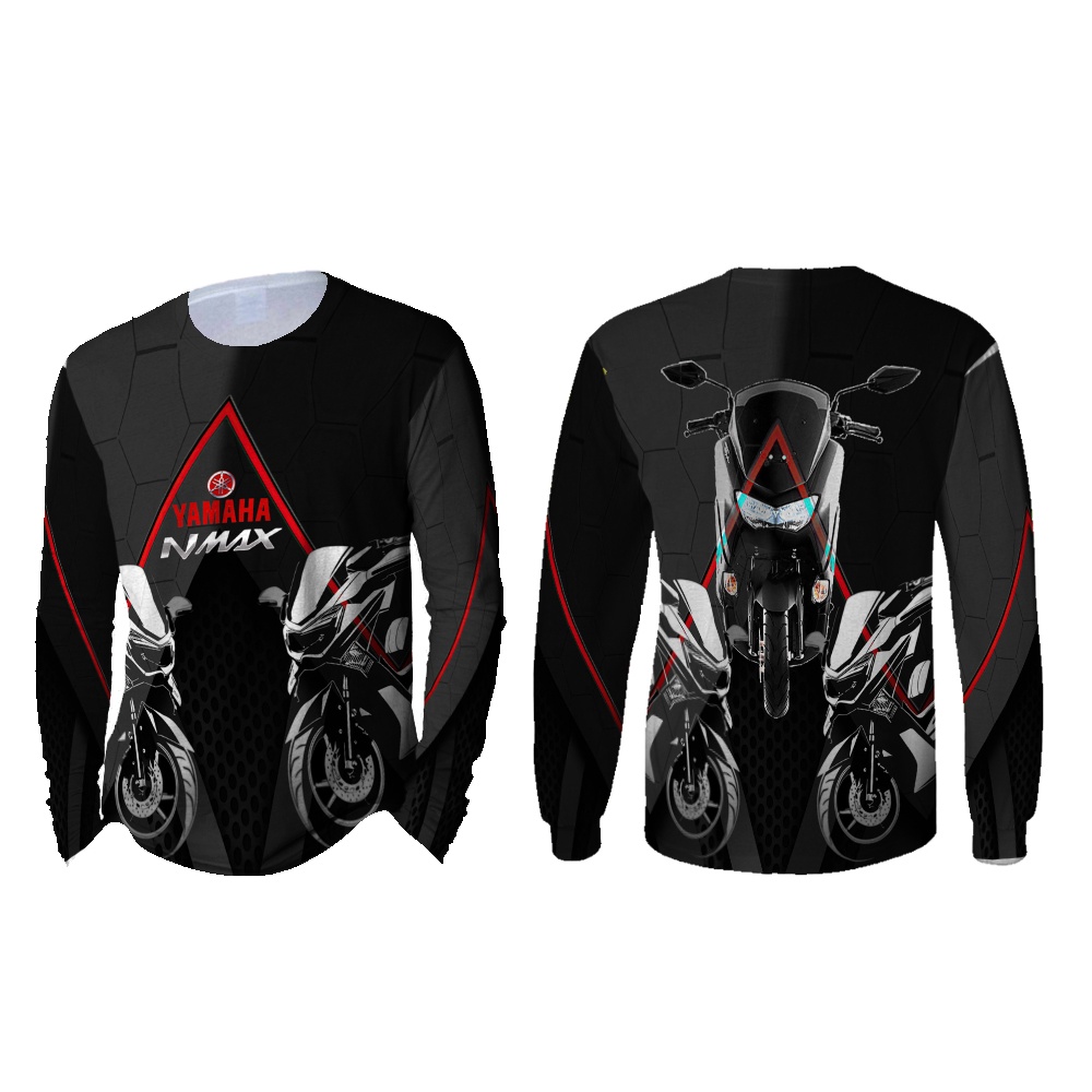 Nmax Yamaha Custom Fullprint Long Sleeve T-Shirt | Shopee Philippines