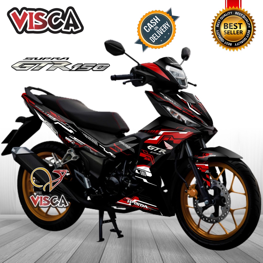 Supra Gtr 150 Full Body Decal Gtr 150 Motorcycle Sticker Full Body ...