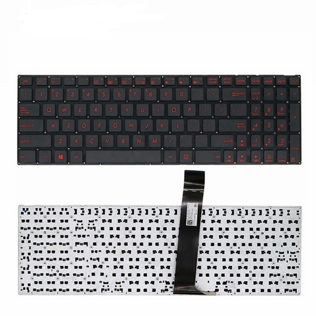 Original Asus FX50 X550 ZX50 Red Word Font Series Keyboard | Shopee ...
